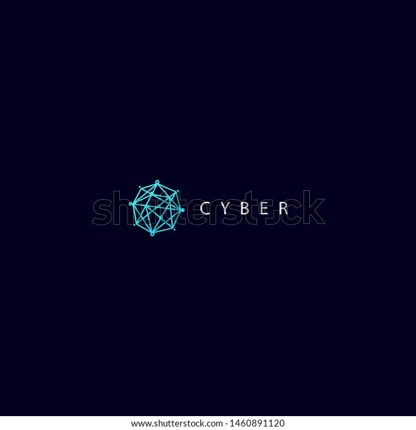 Cyber Logo Forms Such Dna Sequences 스톡 일러스트 1460891120 | Shutterstock