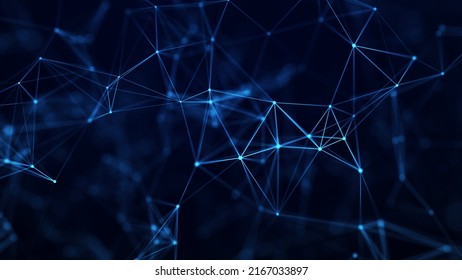 Cyber Network Connection Structure Technology Connect Stock ...