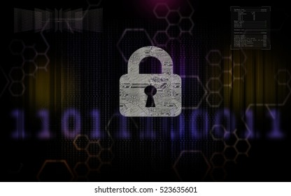 Cyber Security Artwork 3 Stock Illustration 523635601 | Shutterstock