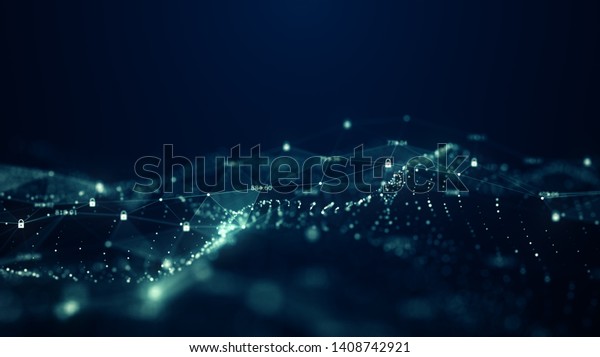 Cyber Security Conceptmachine Learning Algorithms Analysis Stock Illustration 1408742921