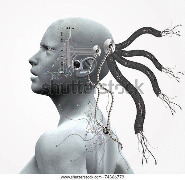 Cyborg Cables Circuits Stock Illustration 74366779 | Shutterstock