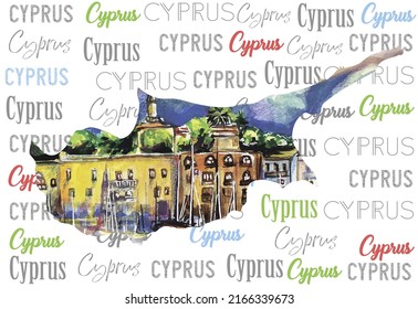 151 Cyprus map lettering Images, Stock Photos & Vectors | Shutterstock