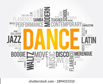 1,205 Dance Word Cloud Images, Stock Photos & Vectors | Shutterstock