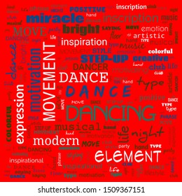 1,205 Dance Word Cloud Images, Stock Photos & Vectors | Shutterstock
