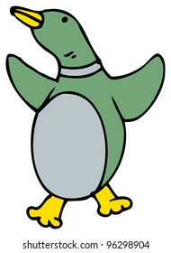 Dancing Duck Cartoon Stock Illustration 96298904 | Shutterstock