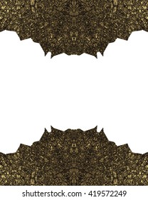 Dangerous Frame Sharp Edges Template Design Stock Illustration 419572249