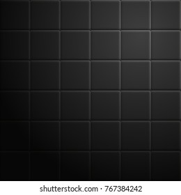 Dark Abstract Background Texture Black Tiles Stock Illustration ...