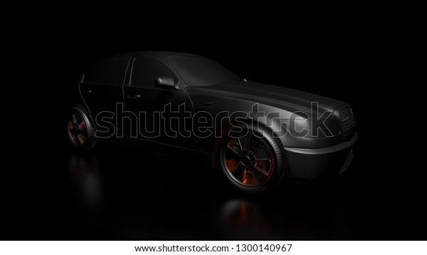 Dark Background Silver Car Red Flares 库存插图 1300140967 | Shutterstock