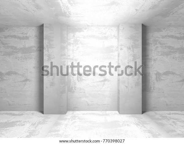 Dark Basement Empty Room Interior Concrete Stock Illustration 770398027 ...