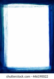 Blue Vector Frame Opens Photoshop On Stock Vector (Royalty Free) 320796