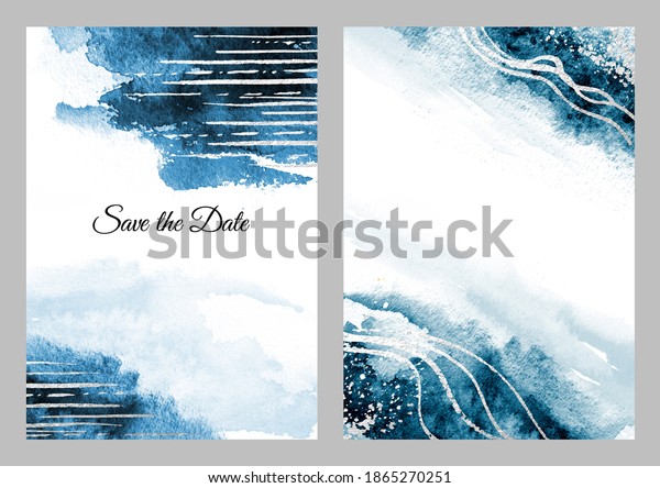 Dark Blue Silver Vertical Background Template Stock Illustration 1865270251 | Shutterstock