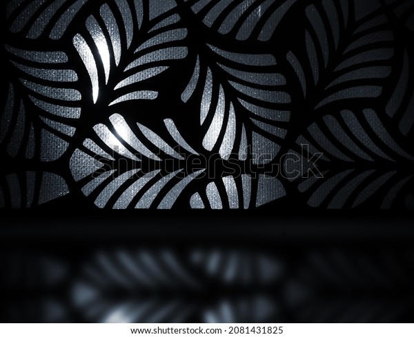 Dark Empty Background Room Neon Glow Stock Illustration 2081431825 ...