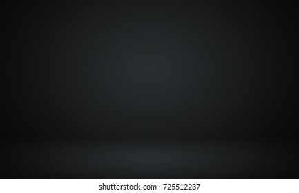 Dark Gradient Black Studio Background Stock Illustration 725512237 ...
