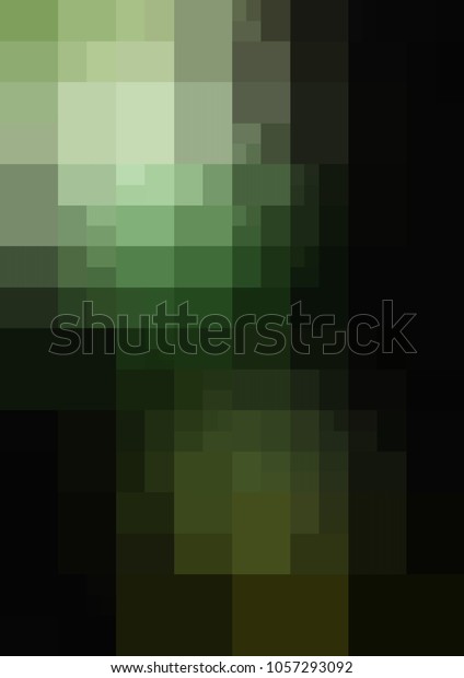 Dark Green Blurry Rectangle Background Design Stock Illustration ...