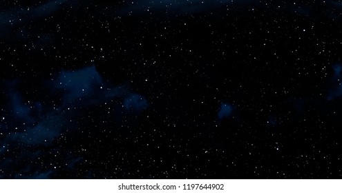 Dark Interstellar Space 2d Illustration Stars Stock Illustration ...