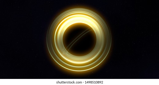 Dark Interstellar Space 2d Illustration Black Stock Illustration ...