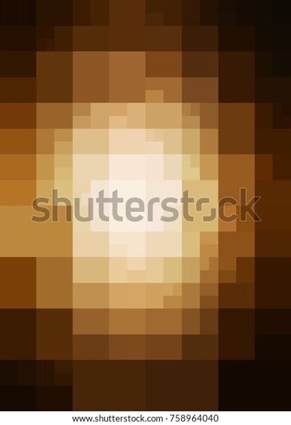 Dark Orange Blurry Rectangle Background Design Stock Illustration ...