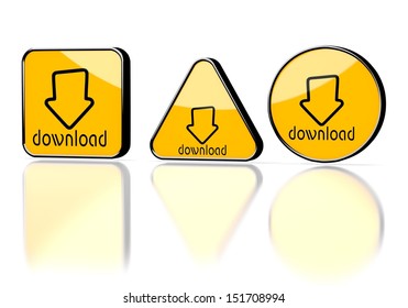 Downgrade Warning Traffic Sign On White Stock Illustration 1115764265