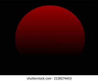 Dark Red Sun Gradient Background Stock Illustration 2138274453 ...