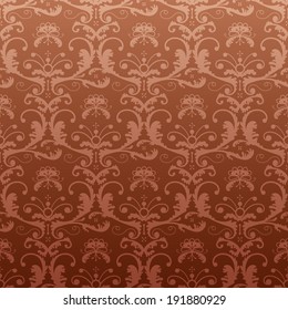 Dark Repeating Pattern Vintage Style Seamless Stock Illustration 191880929