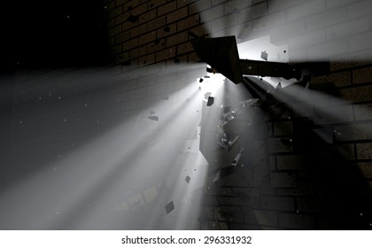 977 Broken wall side view Images, Stock Photos & Vectors | Shutterstock