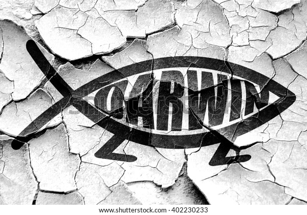 Darwin Fish Symbol Stock Illustration 402230233