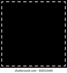 Dashed Line Border Images, Stock Photos & Vectors | Shutterstock