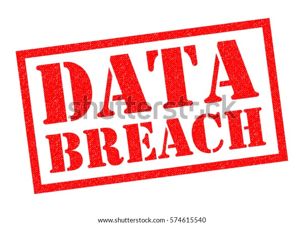 Data Breach Red Rubber Stamp Over Stock Illustration 574615540 ...