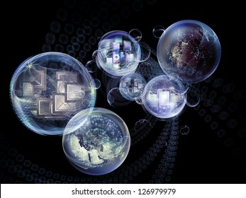 Data Bubble Series Background Design Telecommunication Stock Illustration 126979979 | Shutterstock