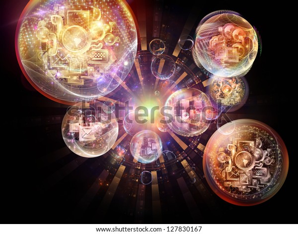 Data Bubble Series Composition Telecommunication Symbols Stock Illustration 127830167 | Shutterstock