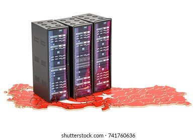 Data Center Server Racks Turkey Concept 스톡 일러스트 741760636 | Shutterstock