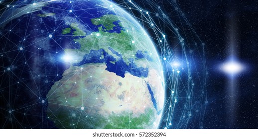 6,503 Network over planet earth Images, Stock Photos & Vectors ...