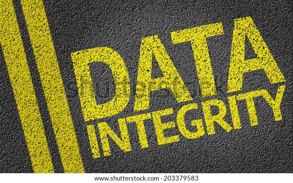 Data Integrity Written On Road Stock Illustration 203379583