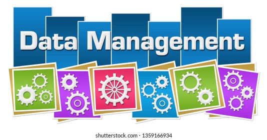 Data Management Text Written Over Blue Stock Illustration 1359166934 ...
