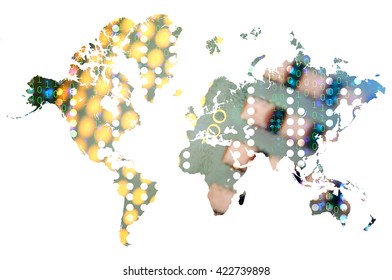 Data Science World Map: ilustración de stock 422739898 | Shutterstock