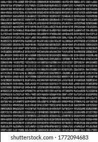 Data Table Filled Unreadable Numbers Stock Illustration 1772094683 ...