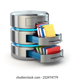 Database Storage Concept Hard Disk Icon Stock Illustration 252974779 ...