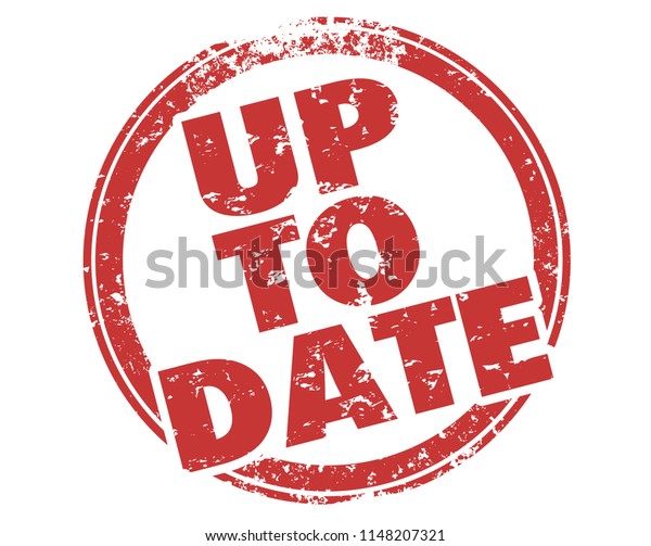 Date Updated Current New Info Words Stock Illustration 1148207321 ...
