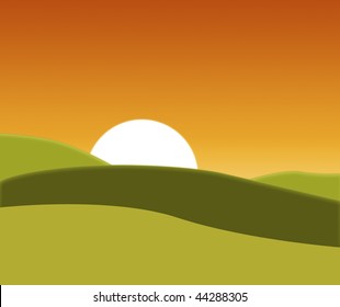 Dawn Background Stock Illustration 44288305 | Shutterstock