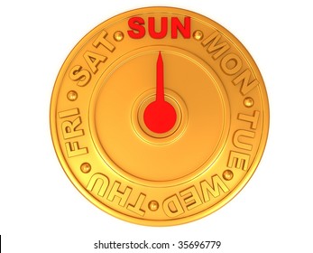 Days Week 3d Stock Illustration 35696779 | Shutterstock