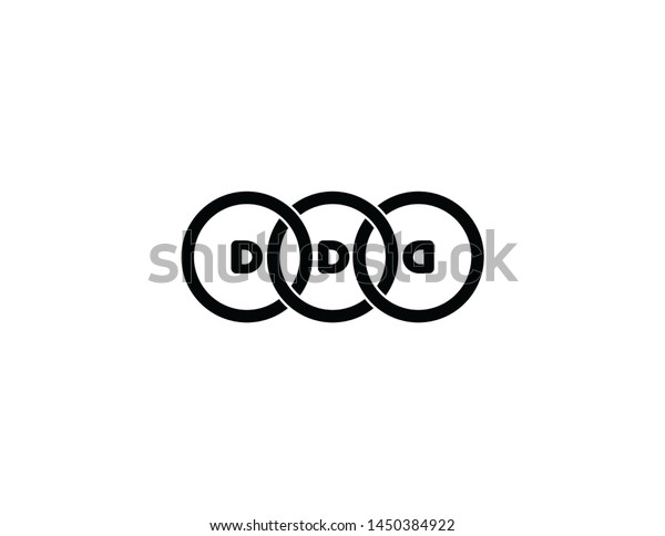 Ddd Original Monogram Logo Design Stock Illustration 1450384922 ...