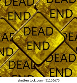 Road Sign Pictogram Dead End German 스톡 일러스트 1588673665 | Shutterstock