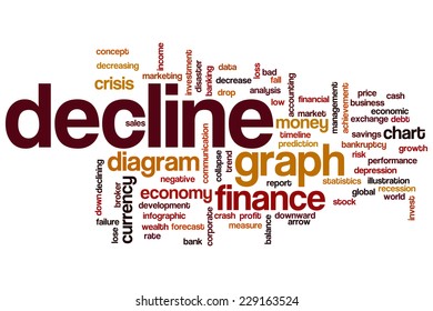 Decline Word Cloud Concept Stock Illustration 229163524 | Shutterstock