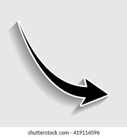 Declining Arrow Sign Stock Illustration 407140150 | Shutterstock