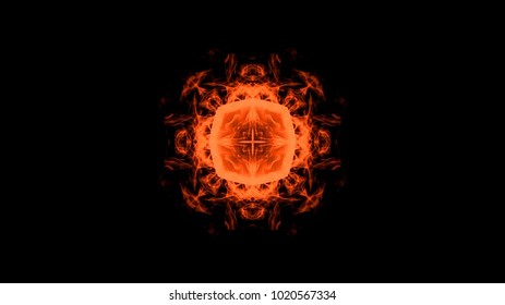 Red Fire Demon Vector Illustration Stock Vector (Royalty Free) 1846309315