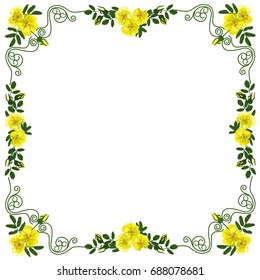 Thingyan Flower Frame Myanmar Traditional Flower Stock Photo 1699338640 ...