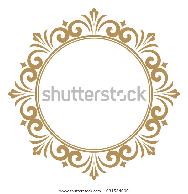 Decorative Line Art Frames Design Template Stock Illustration ...