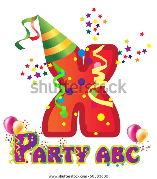 Decorative Party Letter Sample Text Design 스톡 일러스트 60383680 | Shutterstock