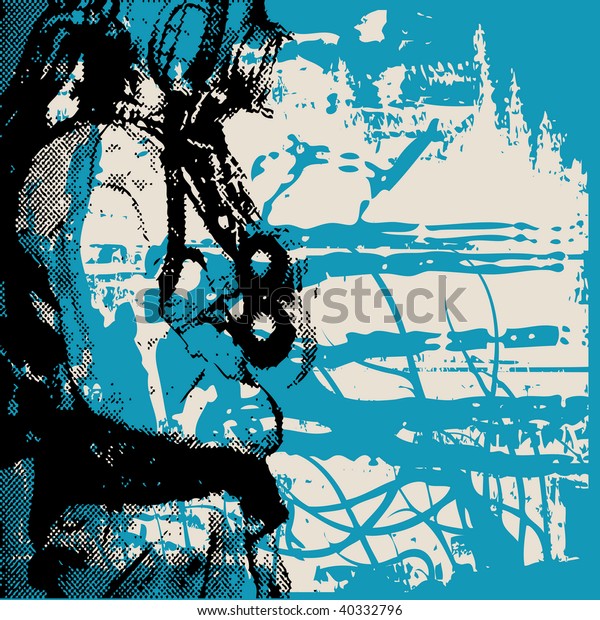 Deep Sea Diver Bitmap Background Stock Illustration 40332796 | Shutterstock