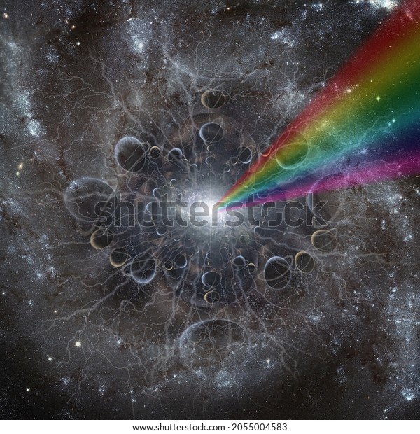 Deep Space Background 3d Rendering Stock Illustration 2055004583 ...